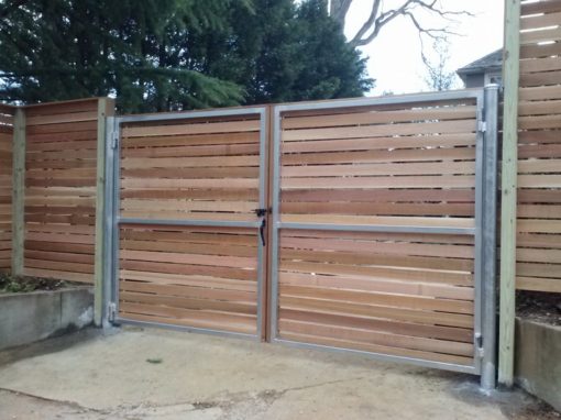 horizontal steel gate - Expert Fence in Alexandria Virginia